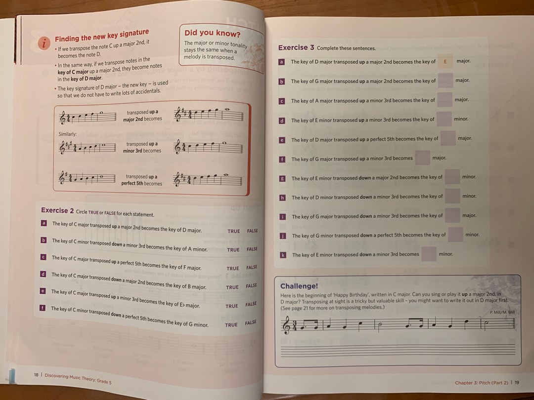 Discovering Music Theory Grade 4 & 5, Hobbies & Toys, Books & Magazines ...