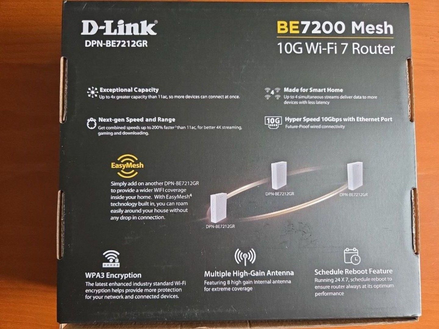 D-Link BE7200 Mesh 10G Wi-Fi 7 Router, Computers & Tech, Parts & Accessories, Networking on ...