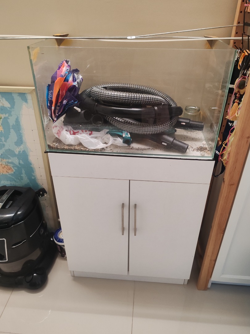 Full Set Aquarium, Cannister Filter and Cupboard, Everything Else ...