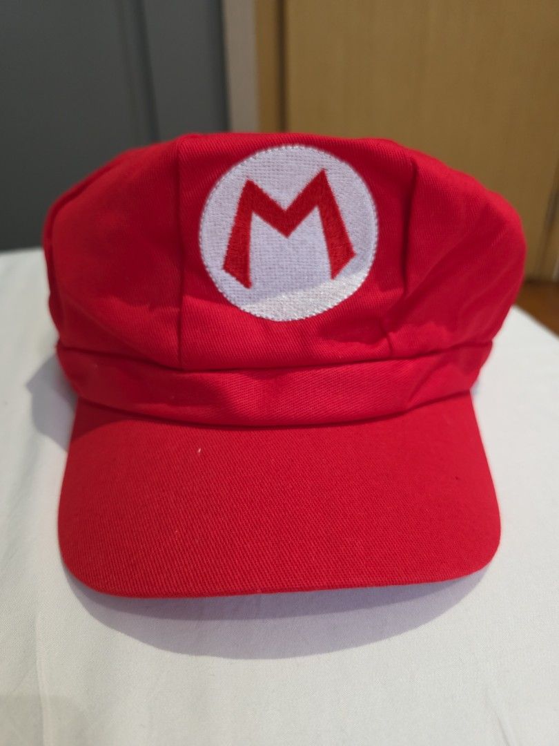 *Halloween* Super Mario Red Cap, Men's Fashion, Watches & Accessories ...