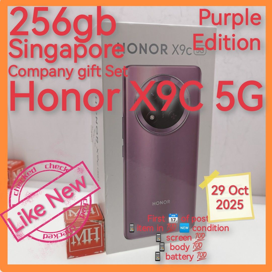 Honor X9c 256GB Titanium Purple, Mobile Phones & Gadgets, Mobile Phones ...
