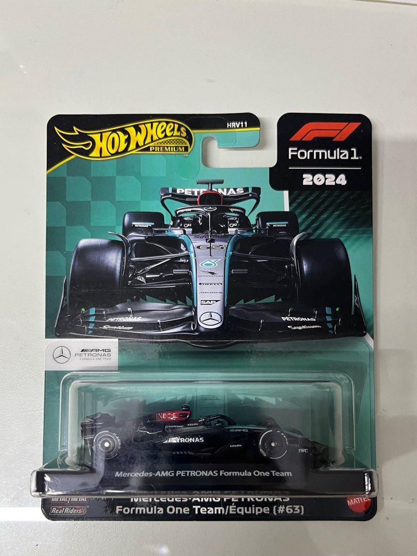 HOT WHEELS PREMIUM FORMULA 1 - MERCEDES AMG PETRONAS F1 (#63), Hobbies ...