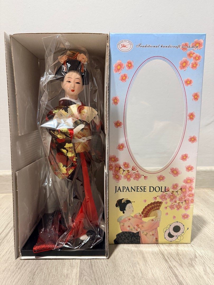 Japanese Geisha Doll, Hobbies & Toys, Toys & Games on Carousell