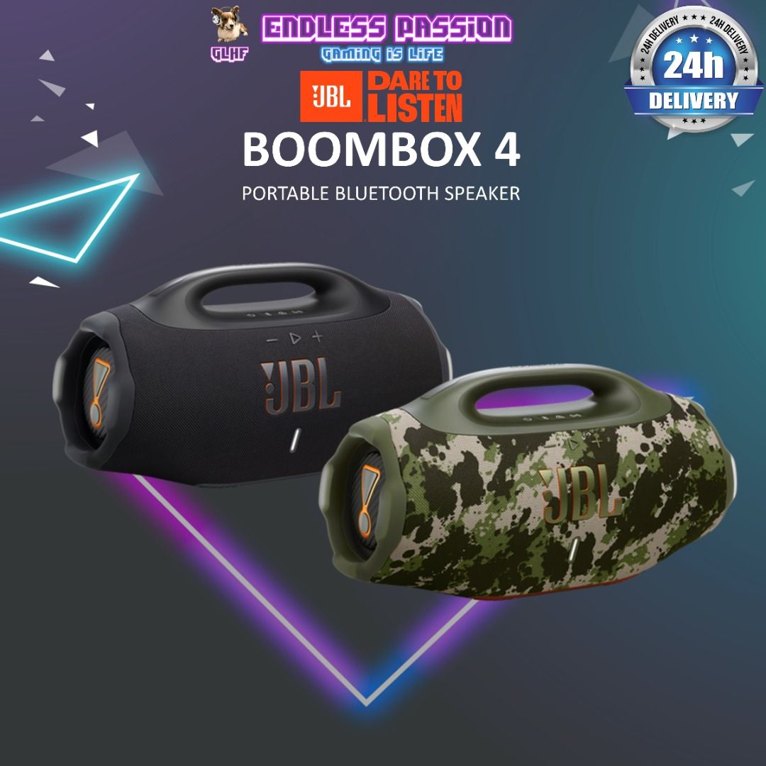 JBL Boombox 4 Portable Bluetooth Speaker, Audio, Soundbars, Speakers ...