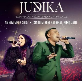 VIP Ticket Judika Concert - 15 November 2025, Tickets & Vouchers, Event ...