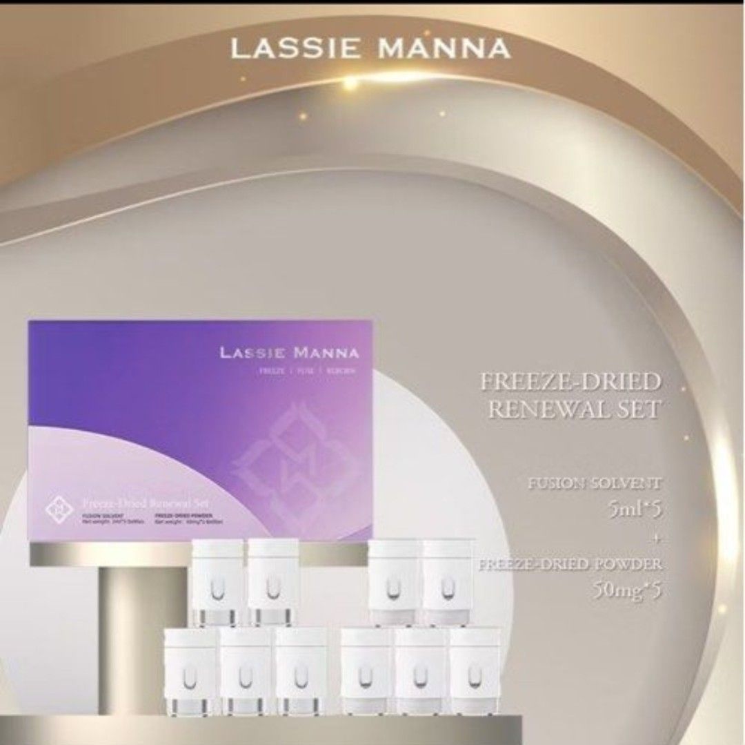 Lassie Manna Freeze-Dried Renewal Set, Beauty & Personal Care, Face ...