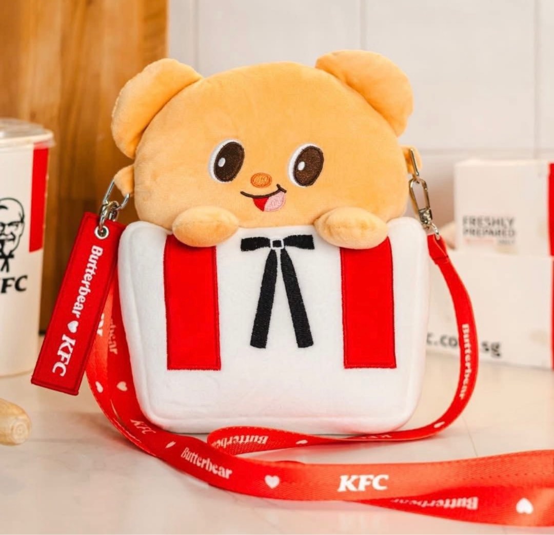 [Limited Edition] KFC Butterbear Plush Crossbody Bag, WHILE STOCKS LAST ...