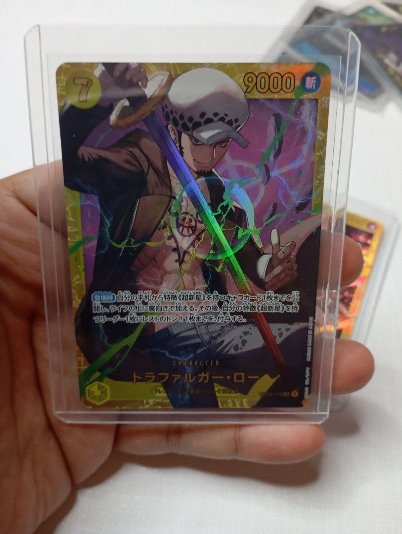 LOT TCG One Piece SEC Ace and Law, Hobbies & Toys, Toys & Games on ...
