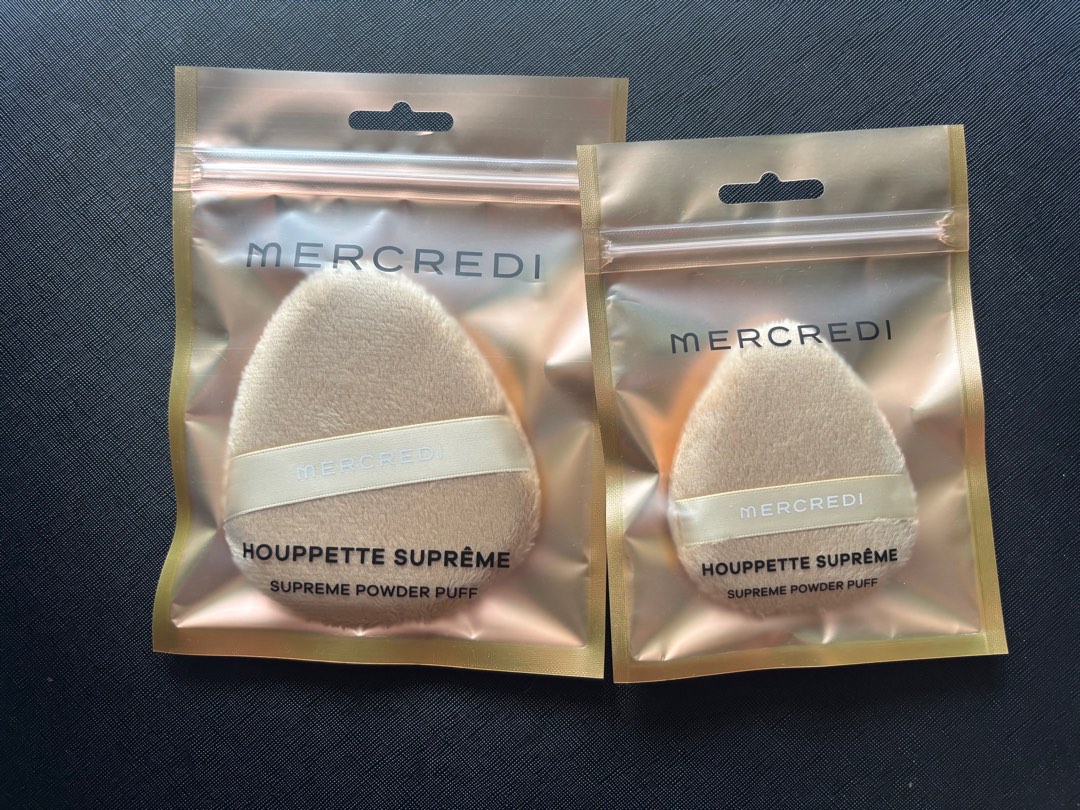 Mecredi Houppette Supreme Powder Puff, Kesehatan & Kecantikan, Rias ...