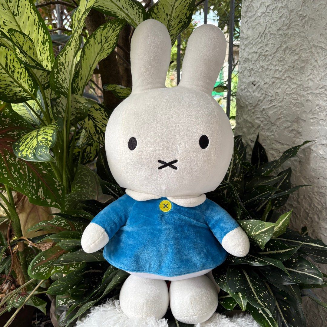 MIFFY In Blue Dress JUMBO Plush Toy, Hobbies & Toys, Toys & Games on ...