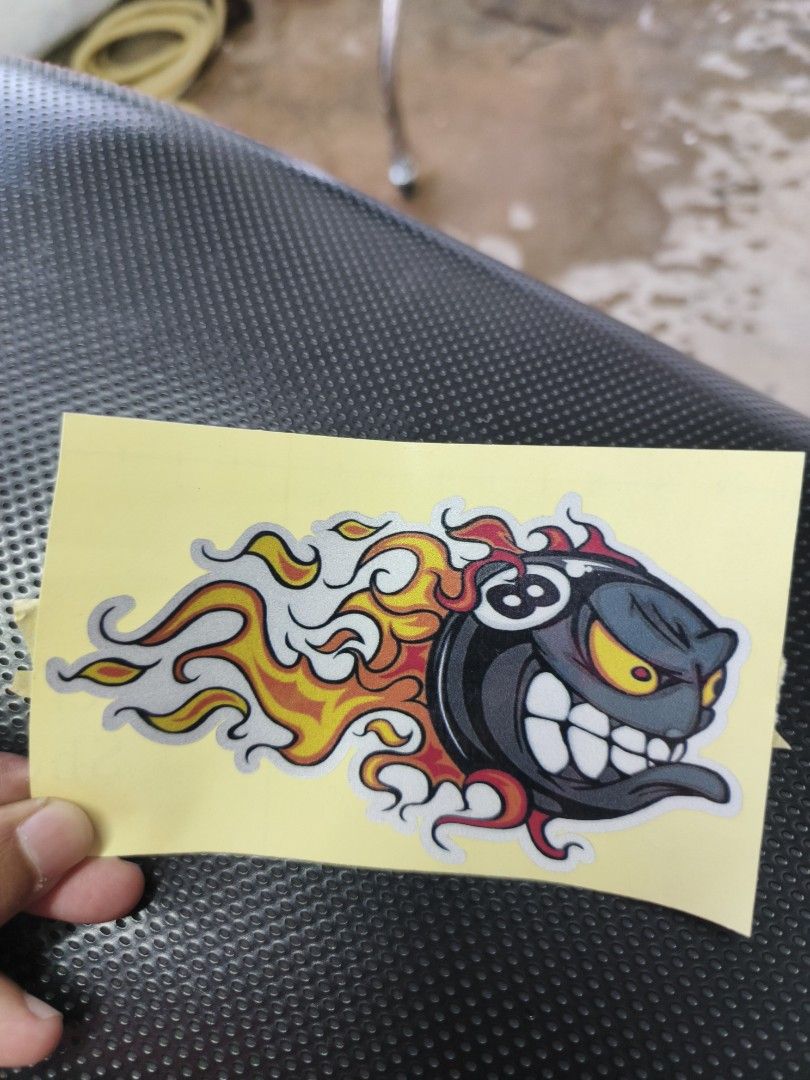 Motorcycle Bullet Sticker V8, Hobbies & Toys, Collectibles ...