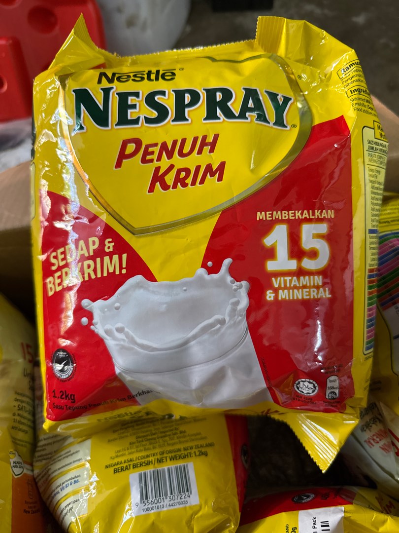 Nestle Nespray Penuh Krim 1.2kg, Babies & Kids, Nursing & Feeding ...