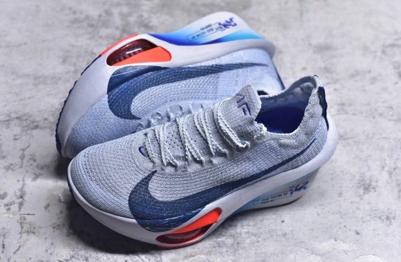NIKE Air Zoom Alphafly NEXT% 3 Blue running shoes, Men's Fashion ...
