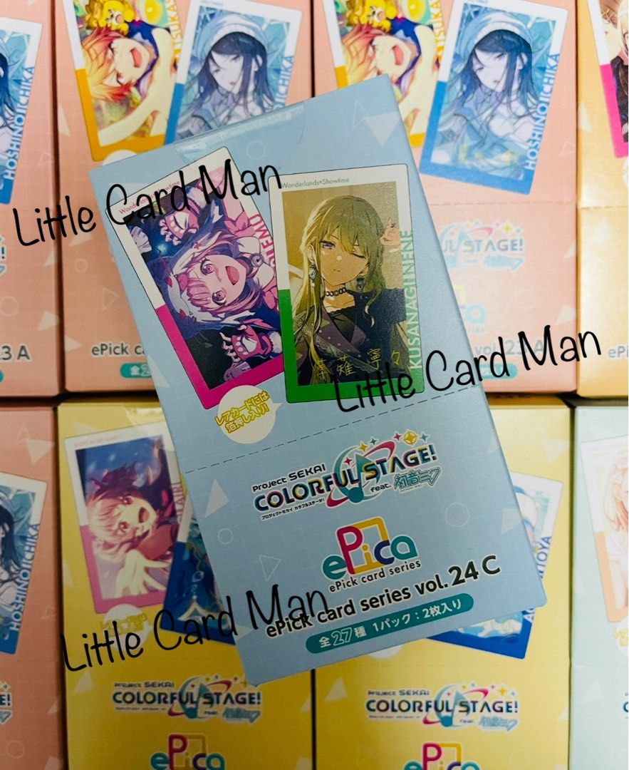 【店鋪現貨】原盒 初音未來世界計劃 Pjsk Epica epick card 24A 24B 24C 收藏卡 EP卡, 興趣及遊戲, 玩具 ...
