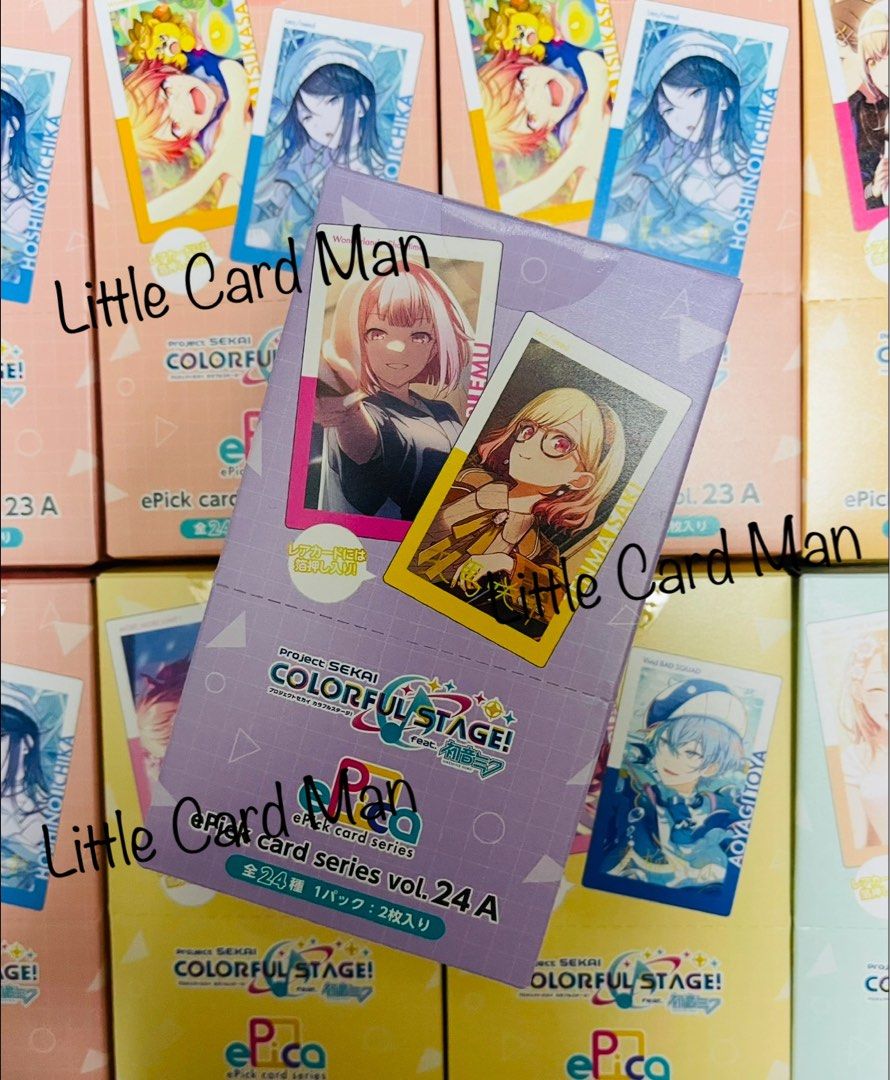 【店鋪現貨】原盒 初音未來世界計劃 Pjsk Epica epick card 24A 24B 24C 收藏卡 EP卡, 興趣及遊戲, 玩具 ...
