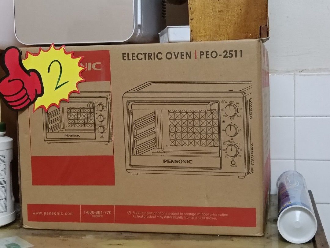 Pensonic Electric Oven PEO-2511, TV & Home Appliances, Kitchen ...
