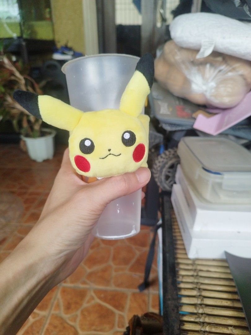 Pokemon Cafe Pikachu Cup Sleeve, Hobbies & Toys, Toys & Games on Carousell