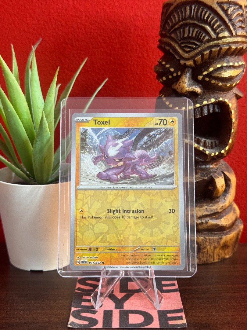Pokemon TCG Card - Toxel (Obsidian Flames, #071/197, Reverse Holo ...