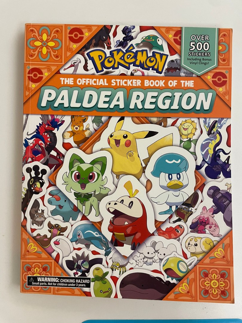 Pokémon The Official Sticker Book of the Paldea Region（全新 / 未用過）, 興趣及遊戲 ...