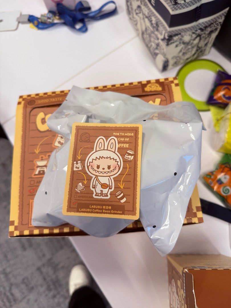Pop Mart Coffee Factory Series Blind Box - LABUBU, Hobbies & Toys, Toys ...