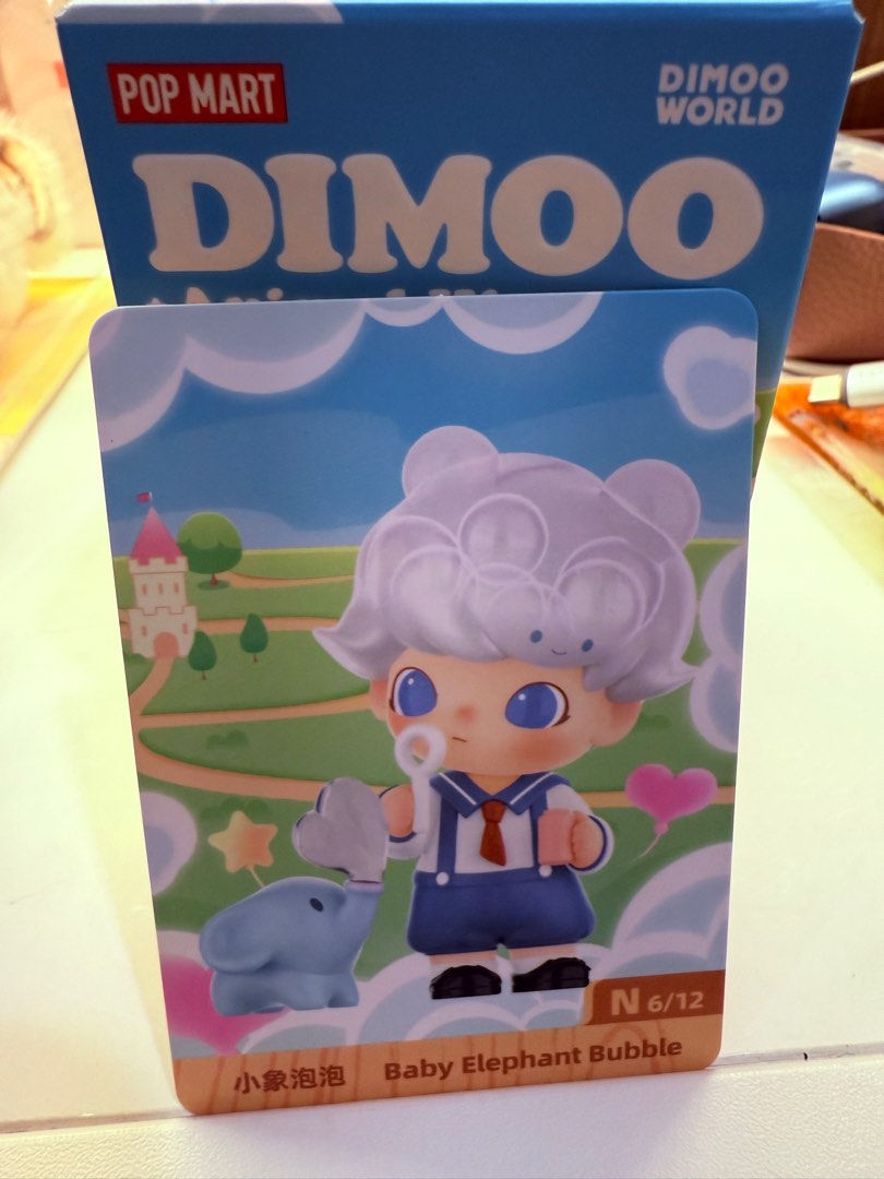 Pop Mart Dimoo World Baby Elephant Bubble Figure, Hobbies & Toys, Toys ...