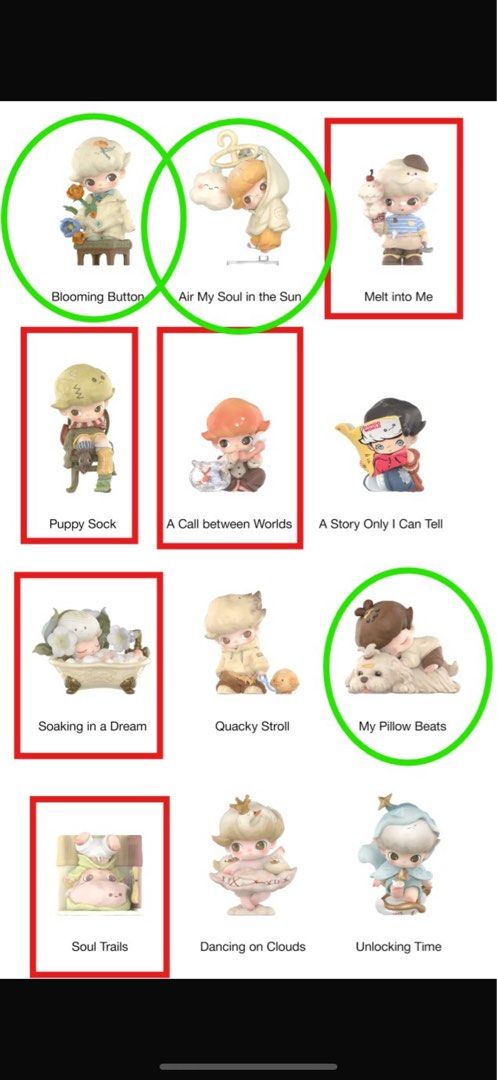 Pop Mart Dimoo World Missing Day - Blooming Button, Pillow Beats, Air ...