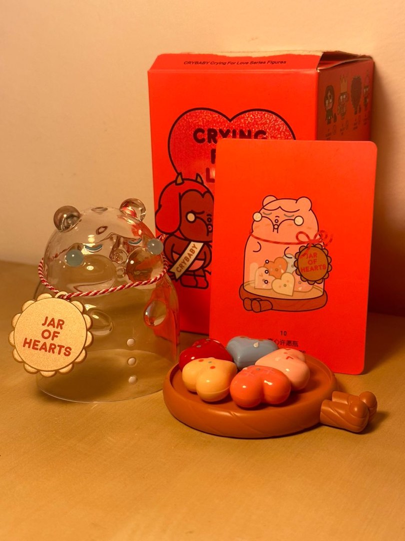 POPMART CRYBABY CRYING FOR LOVE- JAR OF HEARTS, Hobbies & Toys, Toys ...