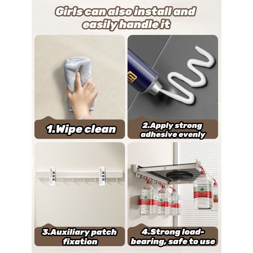 Retractable Invisible Clothes Hanger, Furniture & Home Living, Home ...