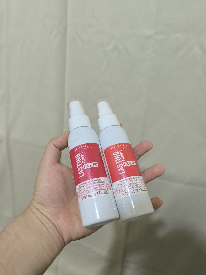 Rimmel Lasting Finish Fix & Go Setting Spray, Beauty & Personal Care ...
