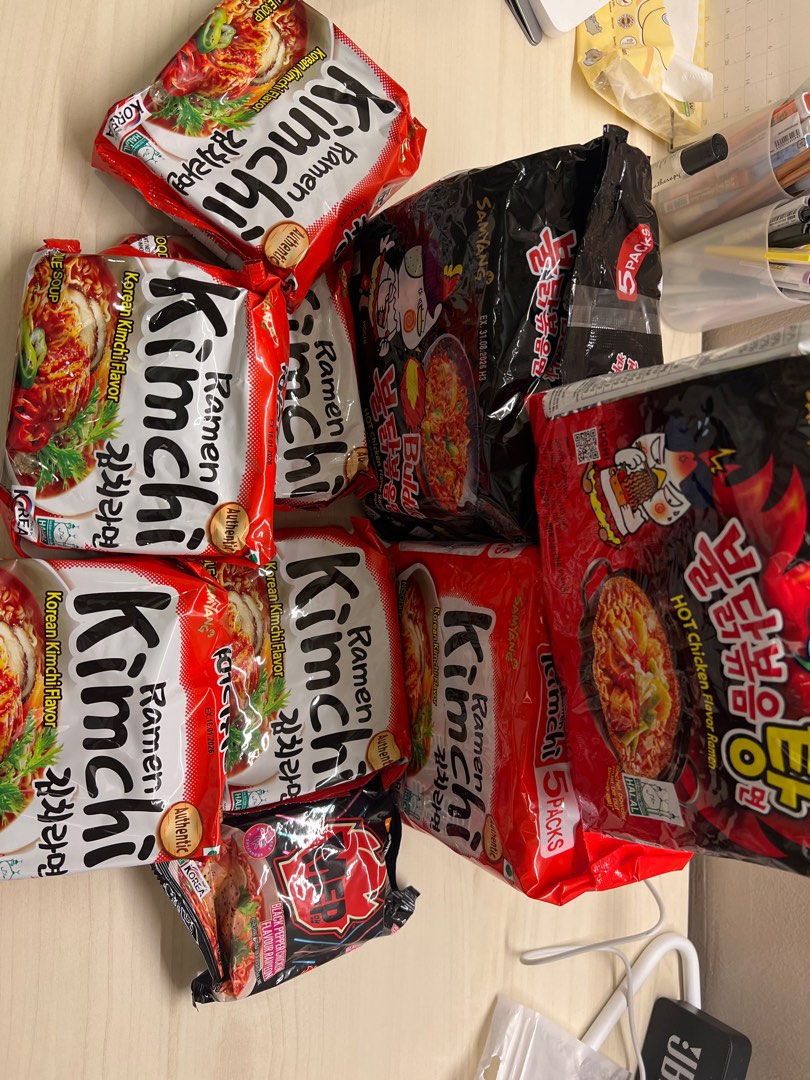 Samyang Korean Ramen Variety Pack, Food & Drinks, Packaged & Instant ...