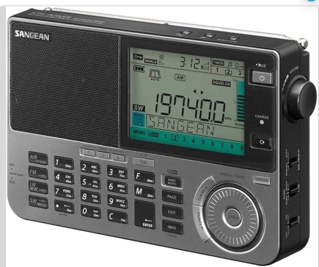 SANGEAN ATS-909X2, Ultimate FM/SW/MW/LW/Air Multi-Band Radio, Audio ...