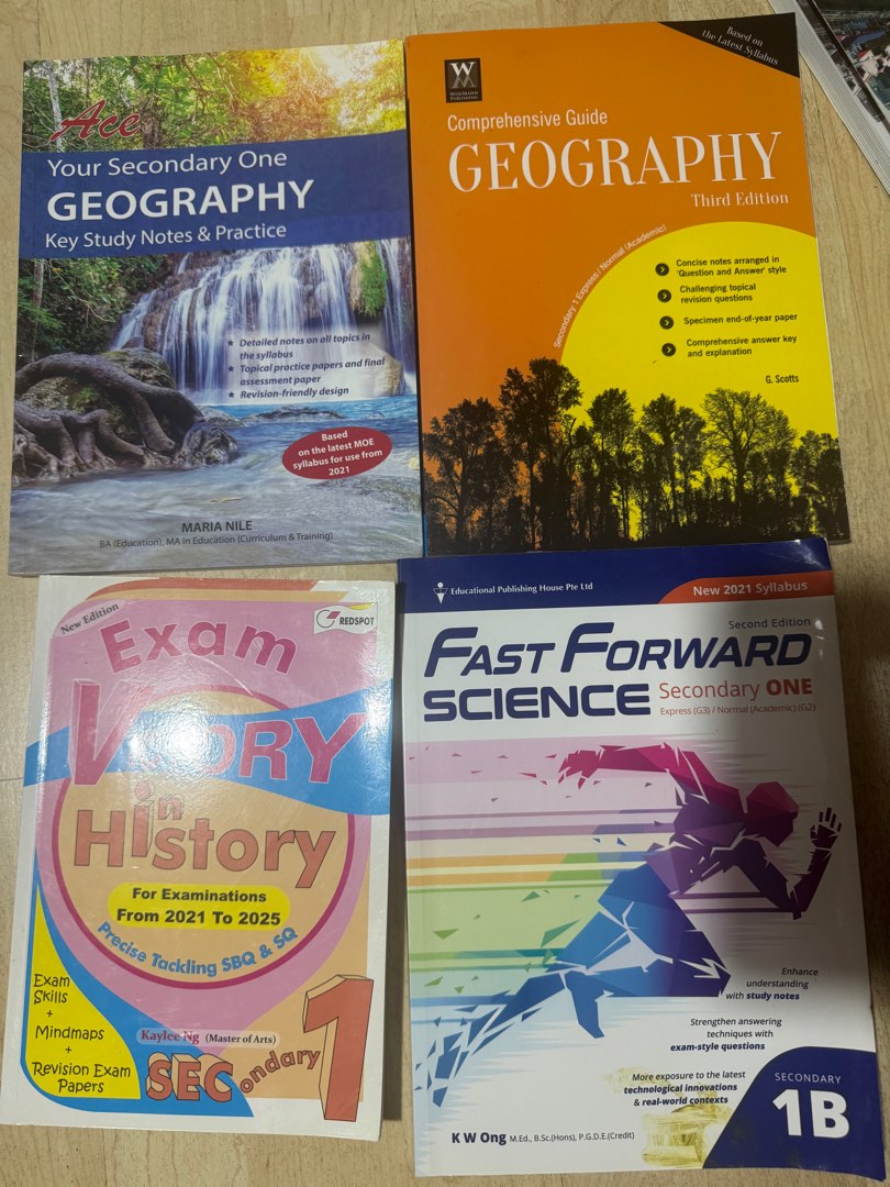 Secondary 1 Textbooks - Geography, History, Science, Hobbies & Toys ...