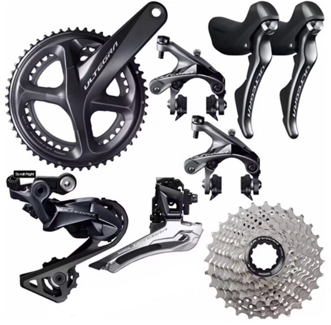 Shimano Ultegra 6800 Groupset 11 Speed Rim Brake 11sp, Sports Equipment, Bicycles & Parts, Parts ...