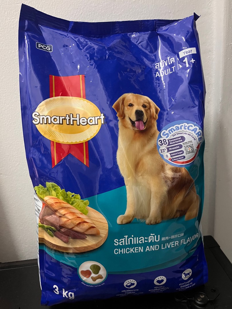 SmartHeart Dog Food 3KG, Pet Supplies, Pet Food on Carousell