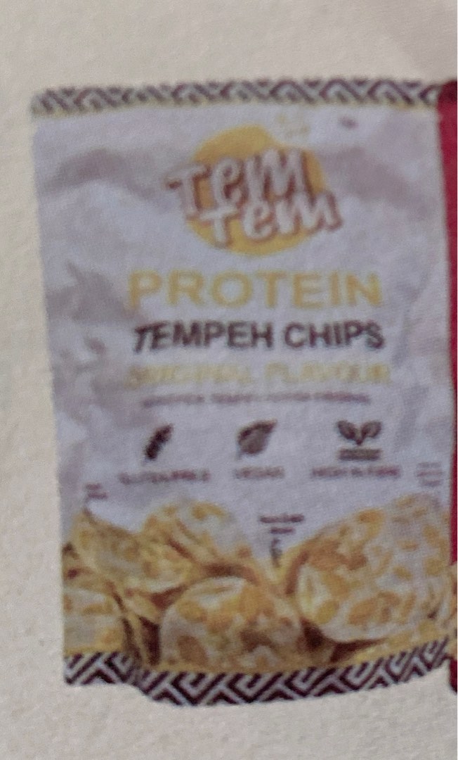 Tem Tem Protein Tempeh Chips - Original Flavour, Food & Drinks ...