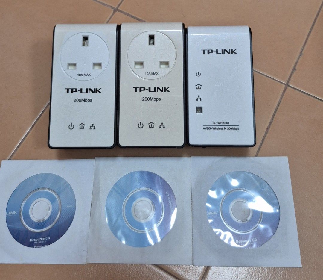 TP-Link Powerline Adapter Kit - AV200/300Mbps Model No :TL- PA251 & TL ...