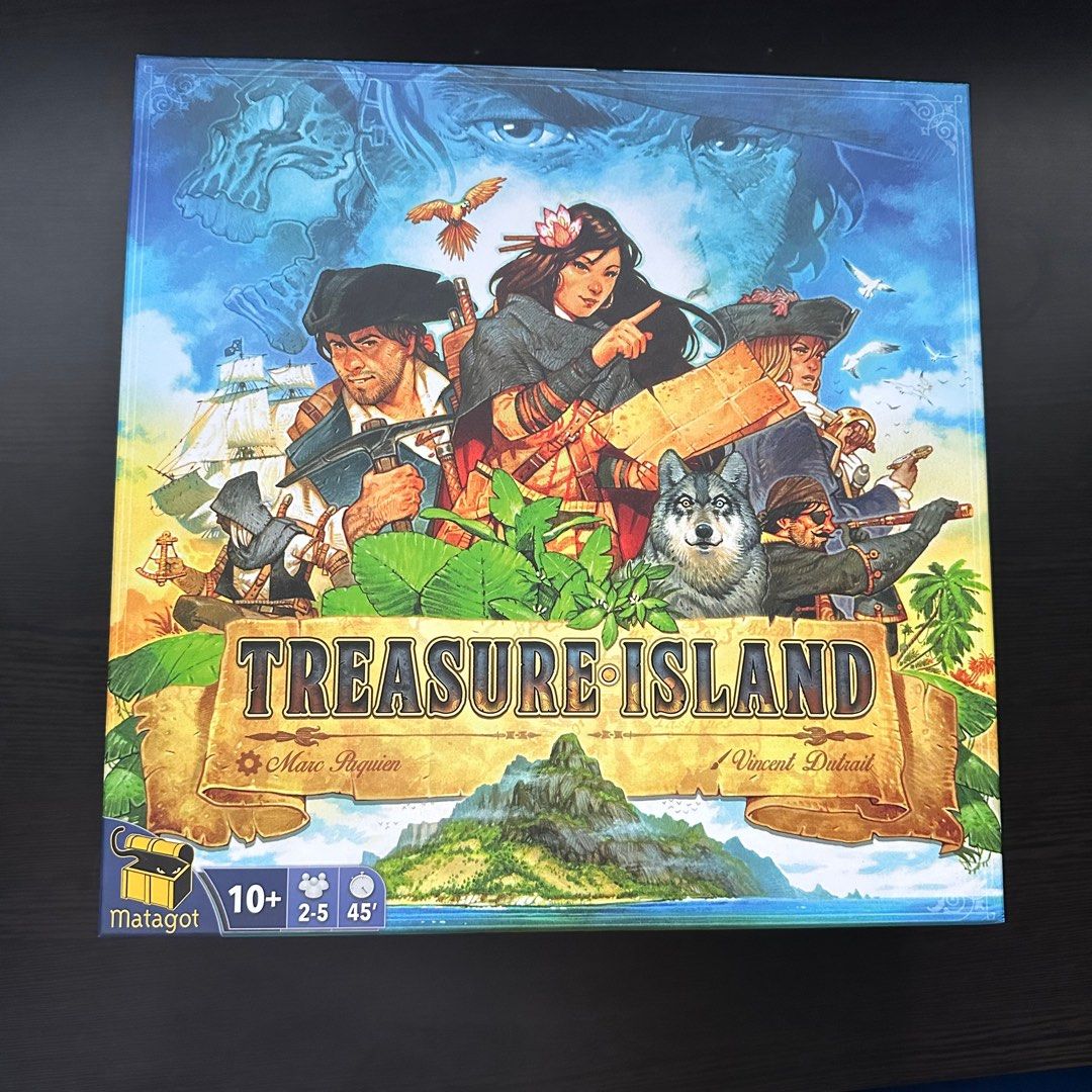 Authentic Treasure Island Board Game by Matagot, Hobbies & Toys, Toys ...