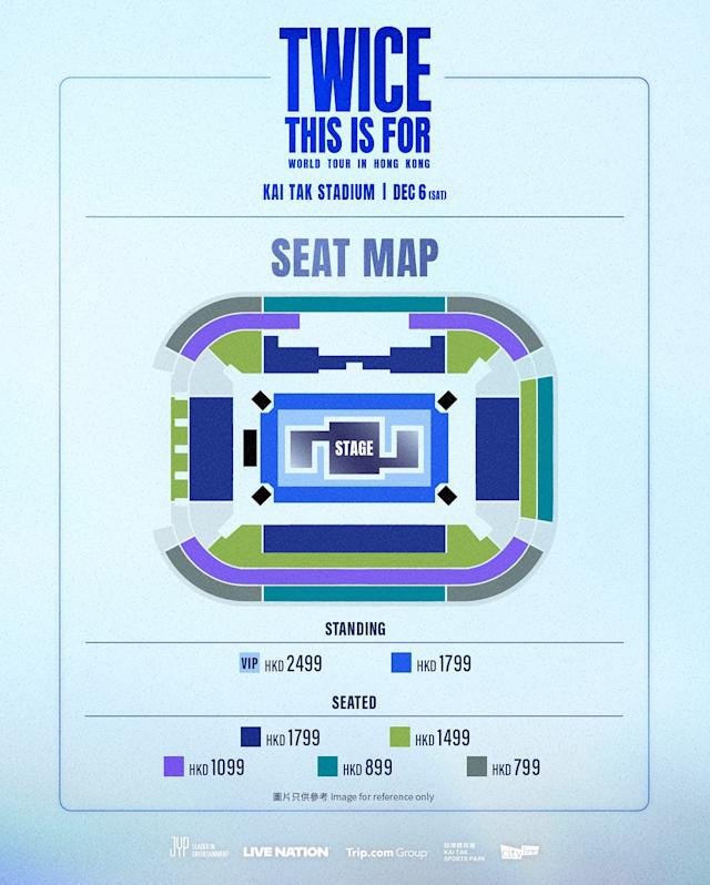 TWICE 香港演唱會門票 vip vip6 2499, 門票＆禮券, 活動門票 - Carousell