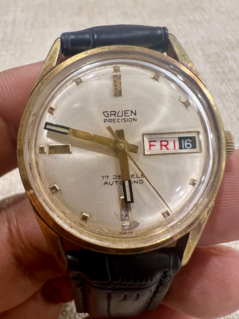 Vintage Gruen Precision Automatic Watch, Hobbies & Toys, Memorabilia ...