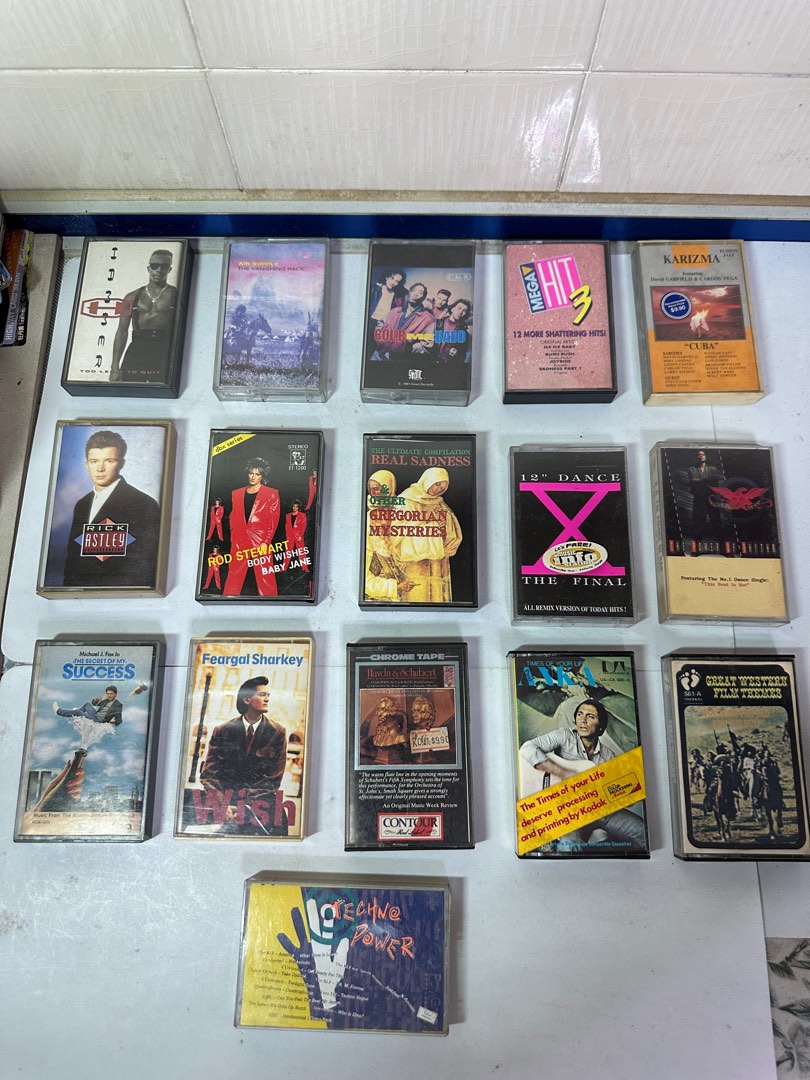 Vintage Retro 1990s English Pop Cassette Tapes. Selling each cassette ...
