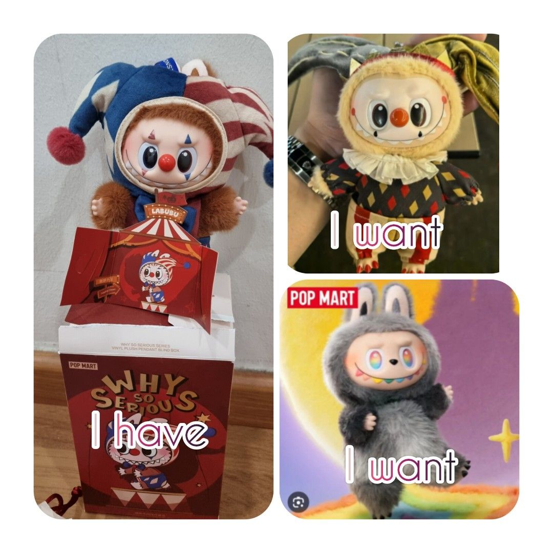 WTT Pop Mart Labubu Circus Series Plush - Brand New, Hobbies & Toys ...
