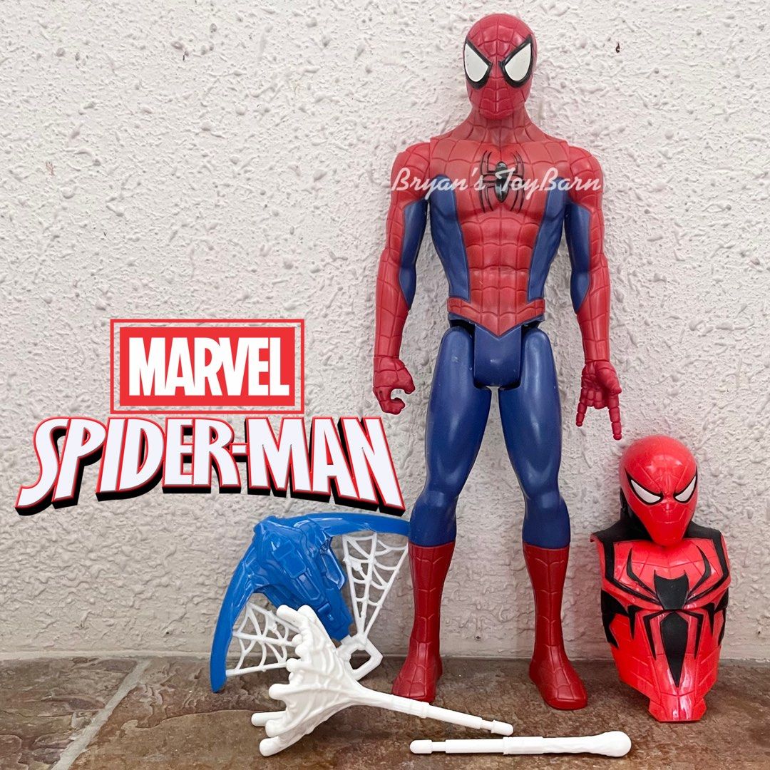 12 inch Marvel Spider-Man Titan Hero Series Blast Gear Action Figure ...