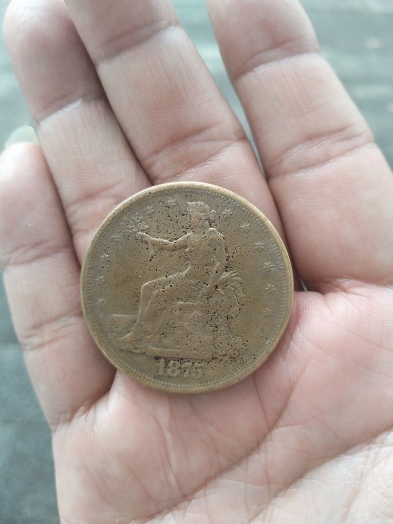 1875 US Seated Liberty Coin, Hobbies & Toys, Memorabilia & Collectibles ...