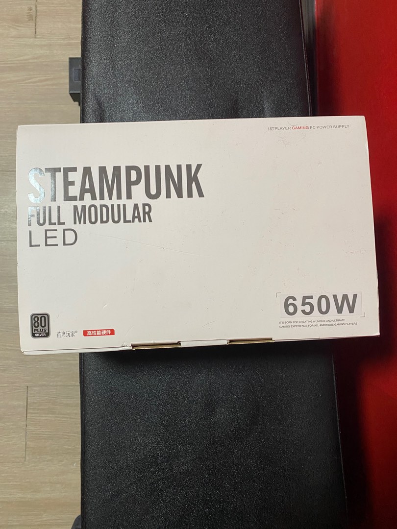 1st Player Steampunk Full Modular LED 650W PSU (Please read description ...