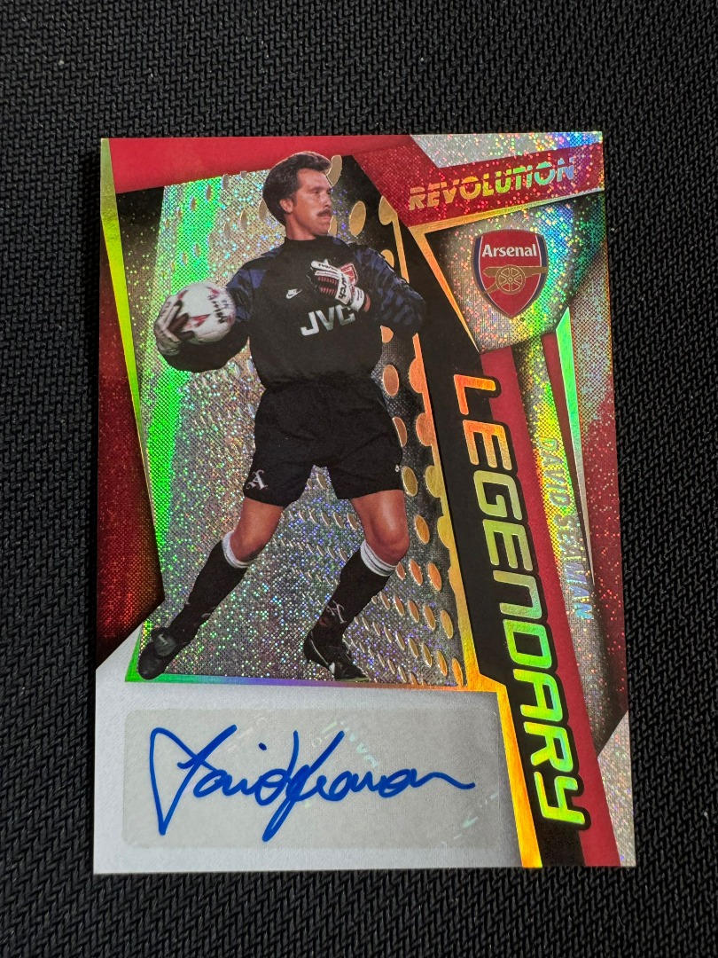 2020 Panini Soccer Card Revolution Premier League David Seaman Arsenal ...