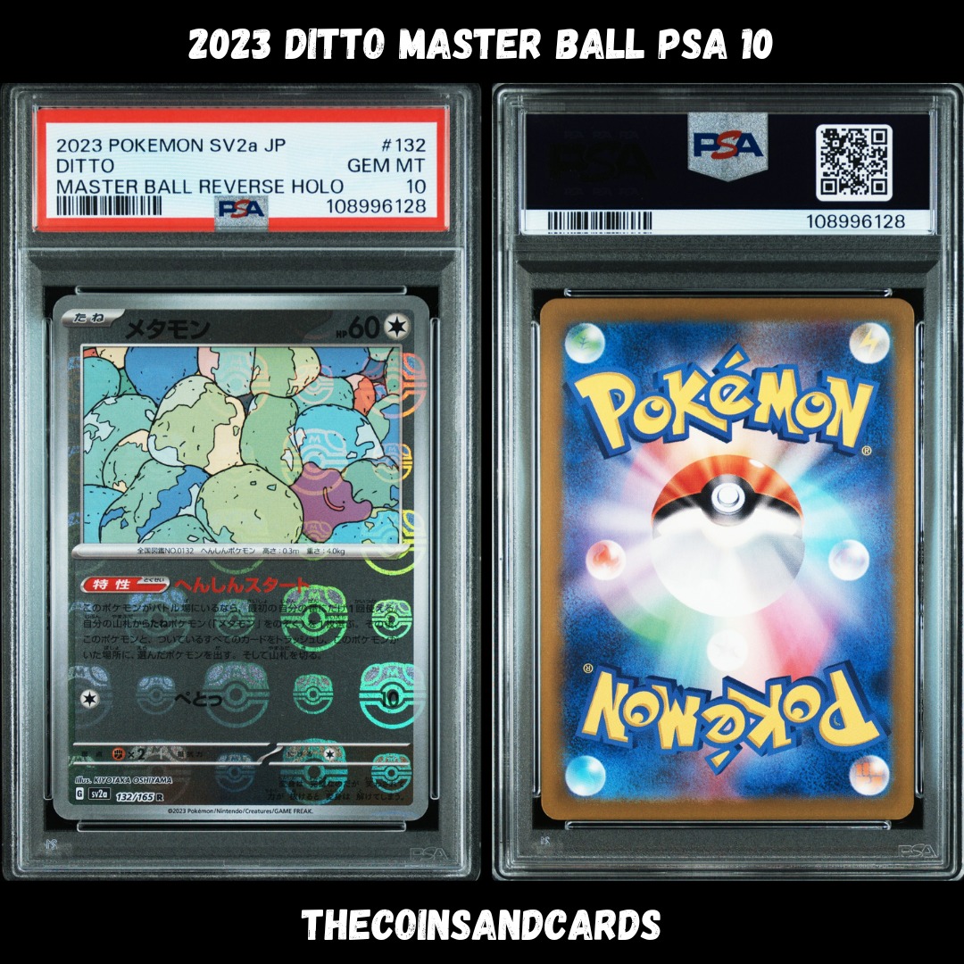 2023 Ditto Master Ball PSA 10 Scarlet & Violet 151 Pokemon Card ...