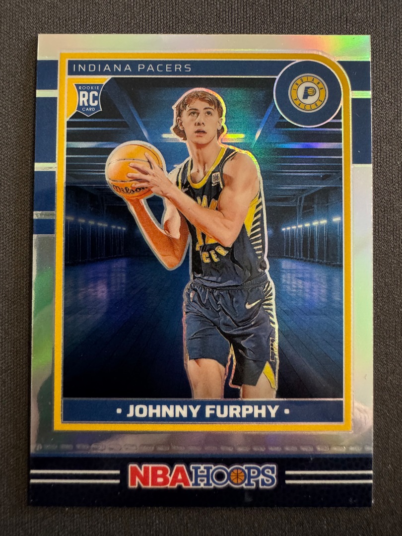 2024-25 Panini NBA Hoops Johnny Furphy Silver RC, Hobbies & Toys, Toys & Games on Carousell