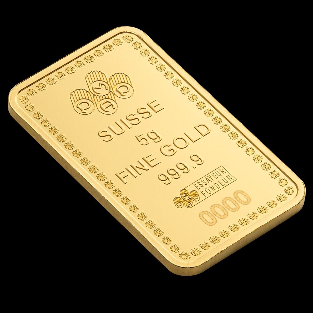 5 g Gold Minted Bar PAMP Diwali Lakshmi & Rangoli Art 5 gram 5g Gold ...