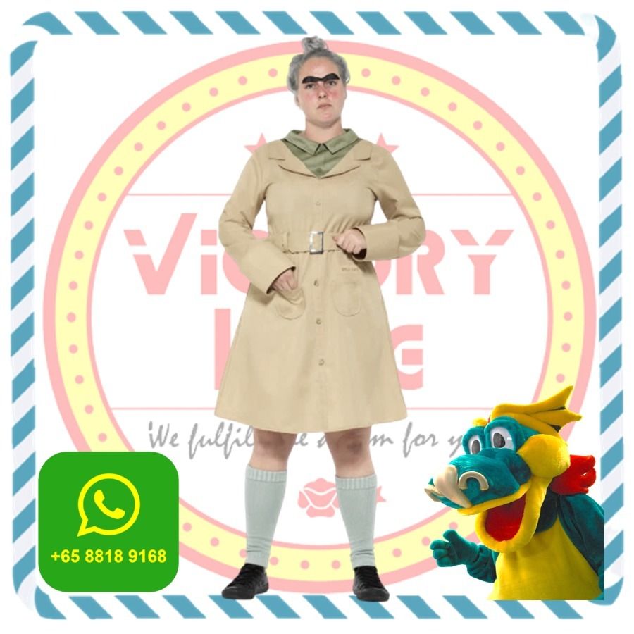 💪 Miss Trunchbull Costume – Fearsome & Formidable!, Hobbies & Toys ...