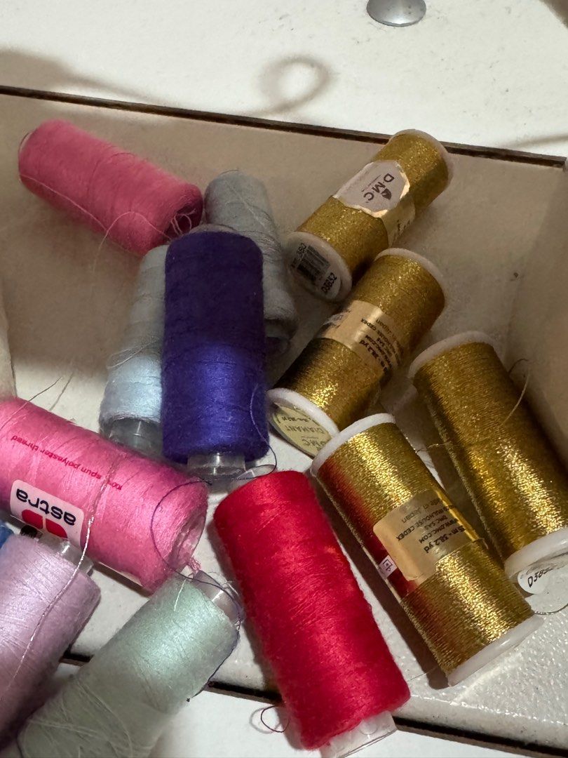 Assorted Sewing Thread Spools - Various Colors, Hobbies & Toys ...